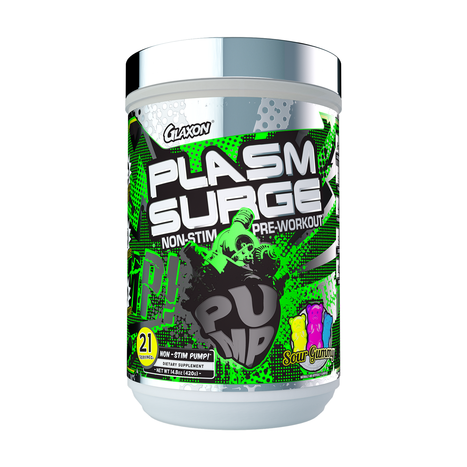 Plasm Surge Non-Stim Pre Workout & Pump - Glaxon