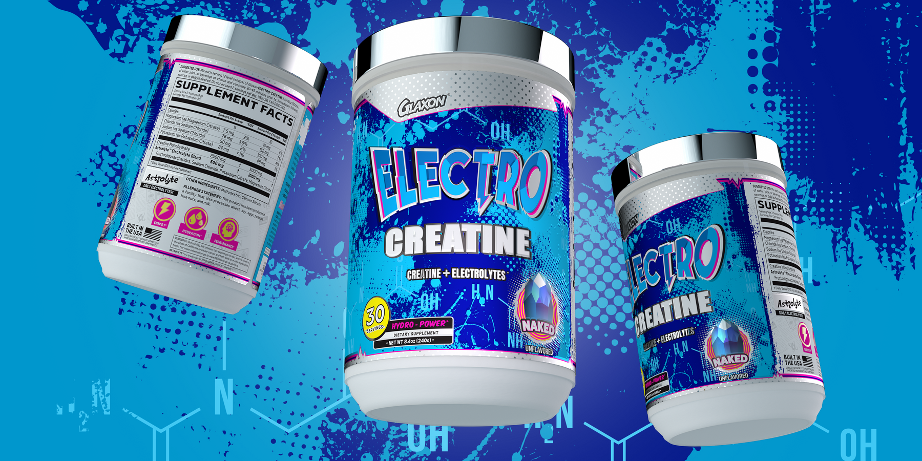 Electro Creatine - Electrolytes & Creatine - Glaxon
